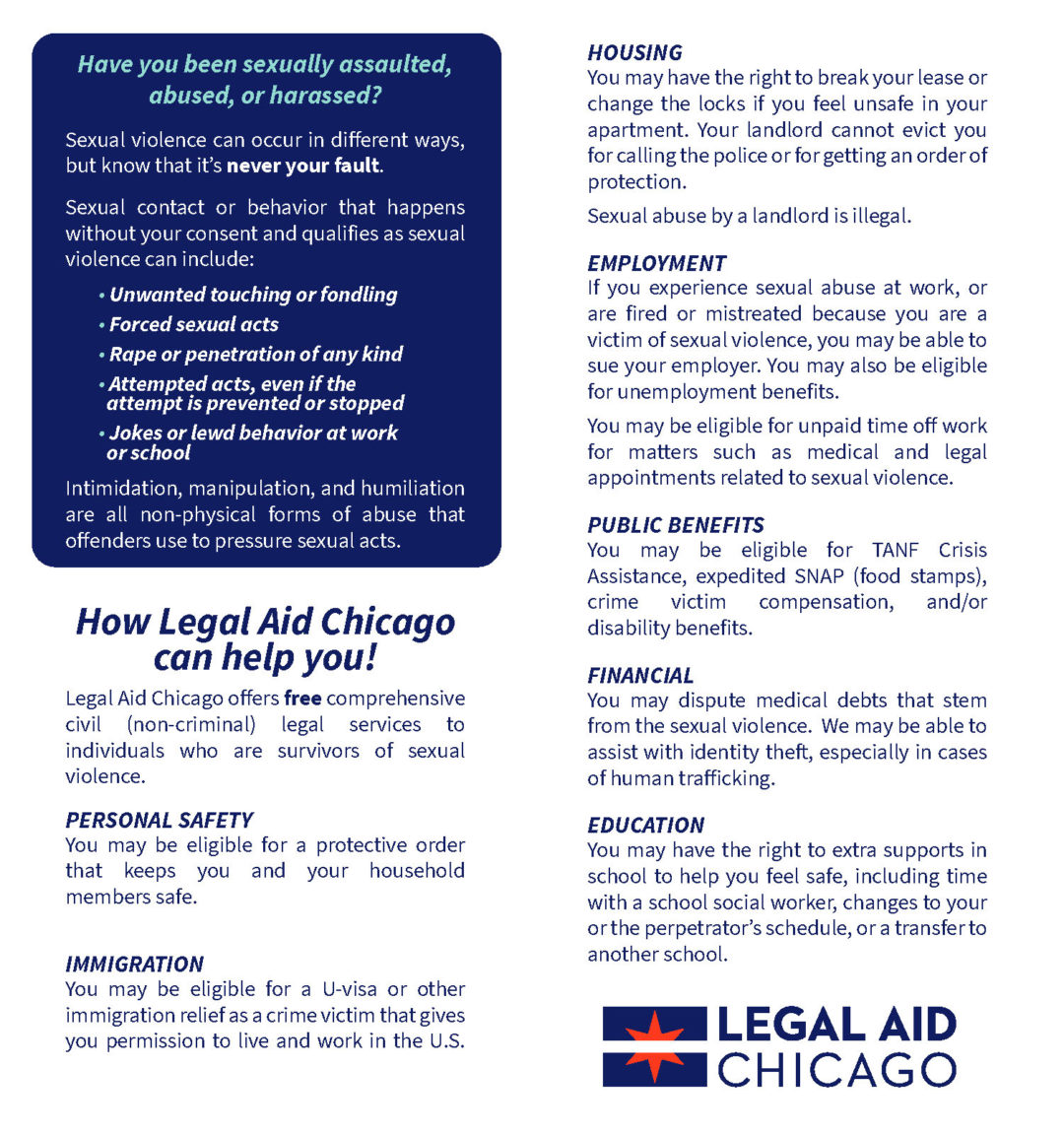 CLASP: Free Legal Help for Sexual Violence Survivors - Resilience