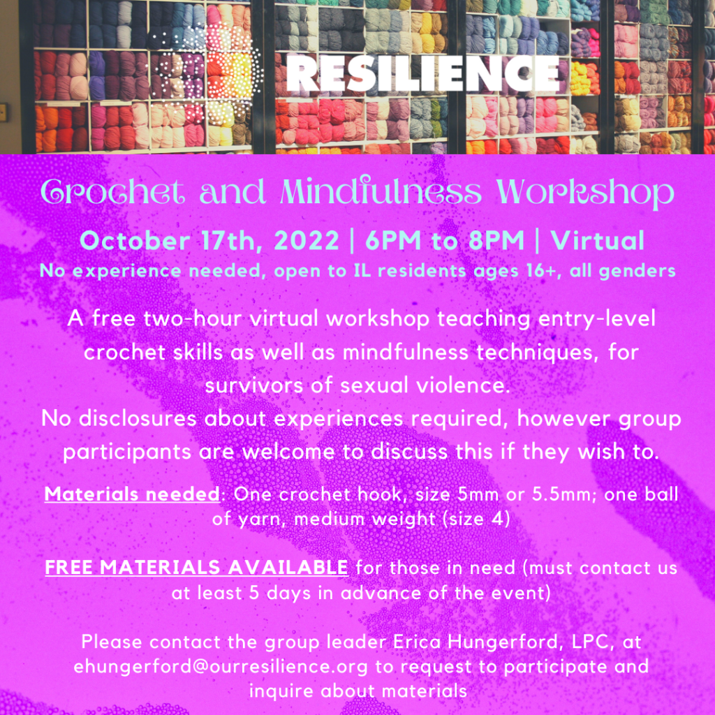 Crochet and Mindfulness Event - Resilience